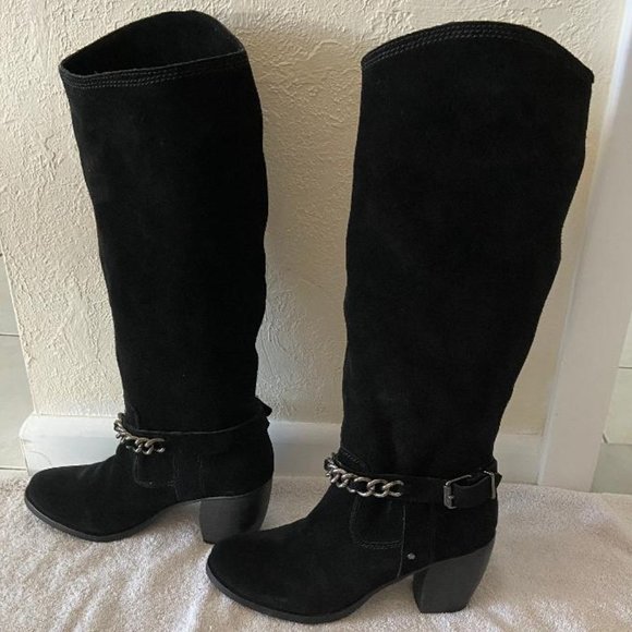 BCBGeneration | Shoes | Bcbgeneration Suede Arena Knee High Boot 95b ...